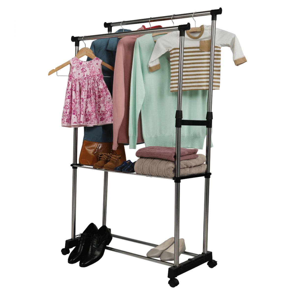 Cuier mobil din inox, LUCO - Hausa